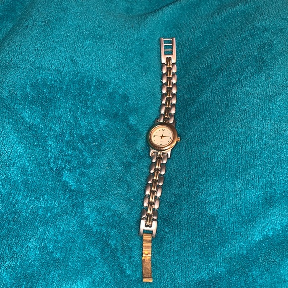 Yves Rocher | Accessories | Womens 25mm Brushed Metal And Gold Tone ...